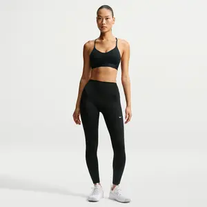 Nike Indy Light Support Padded Adjustable Sports Bra - Black