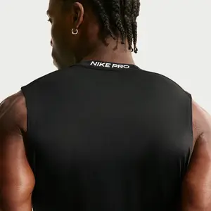 Nike Pro Dri-fit Tight Sleeveless Fitness Top - Black