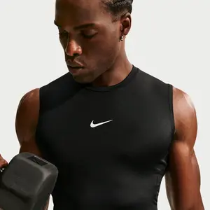 Nike Pro Dri-fit Tight Sleeveless Fitness Top - Black