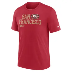 Nike San Francisco 49ers Overlap Lockup Nfl T-shirt - Red