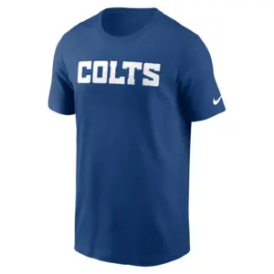 Nike Indianapolis Colts Primetime Wordmark Essential Nfl T-shirt - Blue