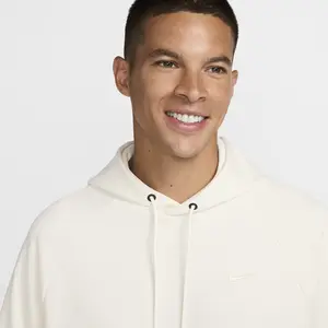 Nike Primary Fleece Dri-fit Uv Pullover Performance Hoodie - Brown
