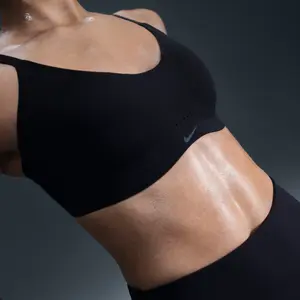 Nike Alate Minimalist Light-support Padded Convertible Sports Bra - Black
