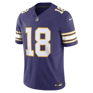 Nike Justin Jefferson Minnesota Vikings Dri-fit Nfl Limited Football Jersey - Purple