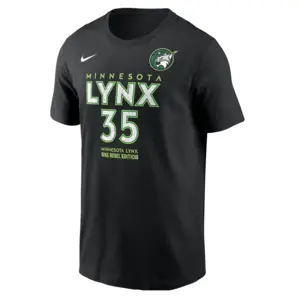 Nike Alissa Pili Minnesota Lynx Rebel Edition Wnba T-shirt - Black