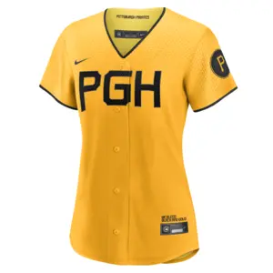 Nike Mlb Pittsburgh Pirates City Connect Replica Baseball Jersey - Yellow