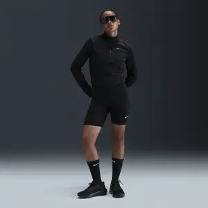 Nike Sportswear Phoenix Plush Slim Long-sleeve 1/2-zip Top - Black