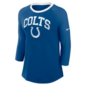 Nike Indianapolis Colts Nfl 3/4-sleeve T-shirt - Blue