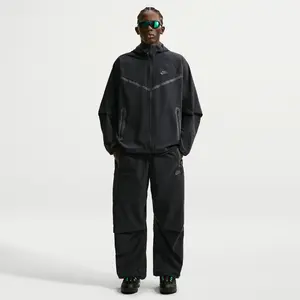Nike Tech Woven Oversized Pants - Black