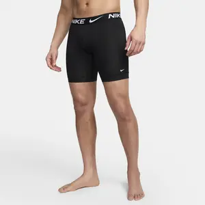 Nike Dri-fit Essential Micro Long Boxer Briefs - Black