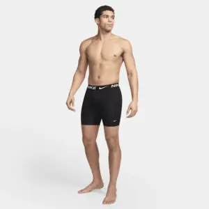 Nike Dri-fit Essential Micro Long Boxer Briefs - Black