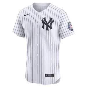 Nike Derek Jeter New York Yankees Dri-fit Adv Mlb Elite Jersey - White