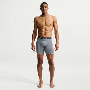 Nike Ultra Comfort Dri-fit Long Boxer Briefs - Grey