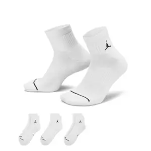 JORDAN Everyday Ankle Socks - White