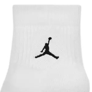 JORDAN Everyday Ankle Socks - White