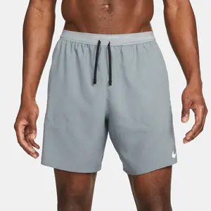 Nike Stride Dri-fit 7" 2-in-1 Running Shorts - Grey