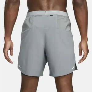 Nike Stride Dri-fit 7" 2-in-1 Running Shorts - Grey