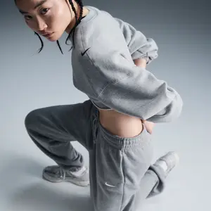 Nike Sportswear Phoenix Fleece High-waisted Oversized Sweatpants - Grey