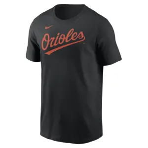 Nike Baltimore Orioles Fuse Wordmark Mlb T-shirt - Black