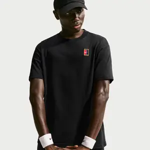 Nike Court Max90 Tennis T-shirt - Black