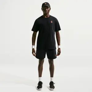 Nike Court Max90 Tennis T-shirt - Black