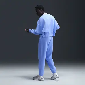 Nike Sportswear Phoenix Fleece Over-oversized Crew-neck Sweatshirt - Blue