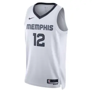 Nike Ja Morant Memphis Grizzlies 2022/23 Association Edition Dri-fit Nba Swingman Jersey - White