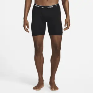 Nike Dri-fit Essential Cotton Stretch Long Boxer Briefs - Black