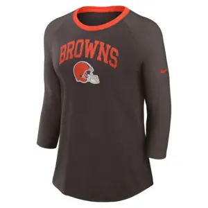 Nike Nfl Cleveland 3/4-sleeve T-shirt - Brown
