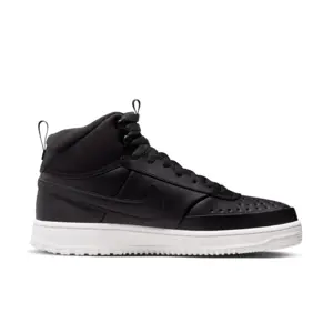 Nike Court Vision Mid Winterized High-top Sneakers - Black