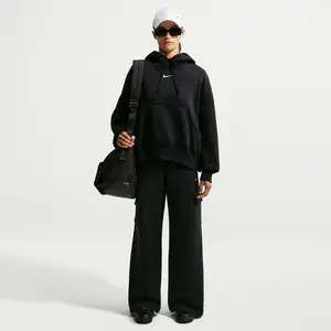 Nike Sportswear Phoenix Fleece Over-oversized Pullover Hoodie - Black