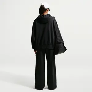 Nike Sportswear Phoenix Fleece Over-oversized Pullover Hoodie - Black