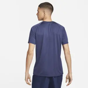 Nike Dri-fit Uv Short Sleeve Top - Blue