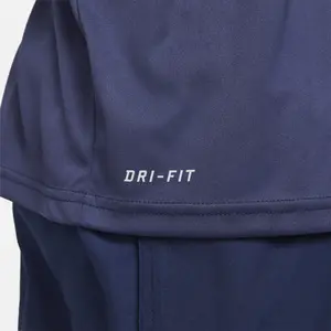 Nike Dri-fit Uv Short Sleeve Top - Blue