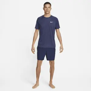 Nike Dri-fit Uv Short Sleeve Top - Blue
