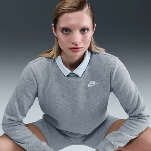 Nike Sportswear Club Fleece Crew-neck Sweatshirt - Grey