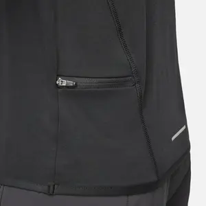 Nike Dri-fit Swift Element Uv Crew-neck Running Top - Black