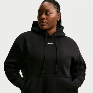 Nike Sportswear Phoenix Fleece Oversized Pullover Hoodie - Black