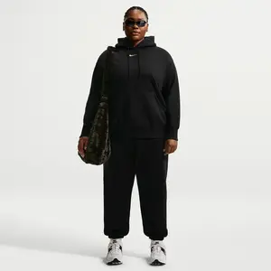 Nike Sportswear Phoenix Fleece Oversized Pullover Hoodie - Black