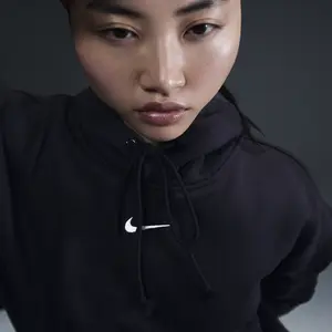 Nike Sportswear Phoenix Fleece Oversized Pullover Hoodie - Black