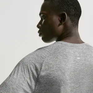 Nike Stride Dri-fit Adv Short-sleeve Running Top - Grey