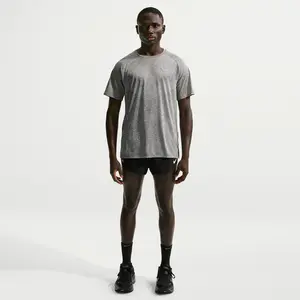 Nike Stride Dri-fit Adv Short-sleeve Running Top - Grey