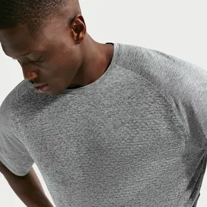 Nike Stride Dri-fit Adv Short-sleeve Running Top - Grey