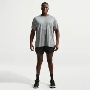 Nike Stride Dri-fit Adv Short-sleeve Running Top - Grey