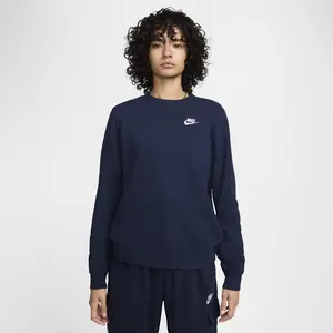 Nike Club Fleece Crew-neck Sweatshirt - Blue