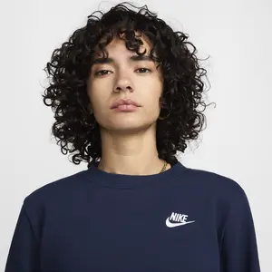 Nike Club Fleece Crew-neck Sweatshirt - Blue