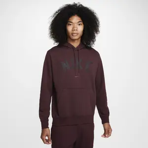 Nike Swoosh Dri-fit French Terry Pullover Hoodie - Red