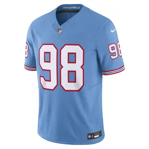 Nike Jeffery Simmons Tennessee Titans Dri-fit Nfl Limited Football Jersey - Blue