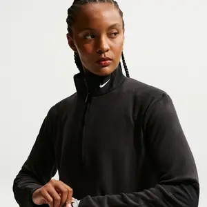 Nike Therma-fit Victory Long-sleeve 1/2-zip Golf Top - Black