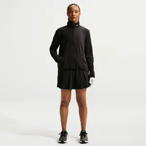 Nike Therma-fit Victory Long-sleeve 1/2-zip Golf Top - Black
